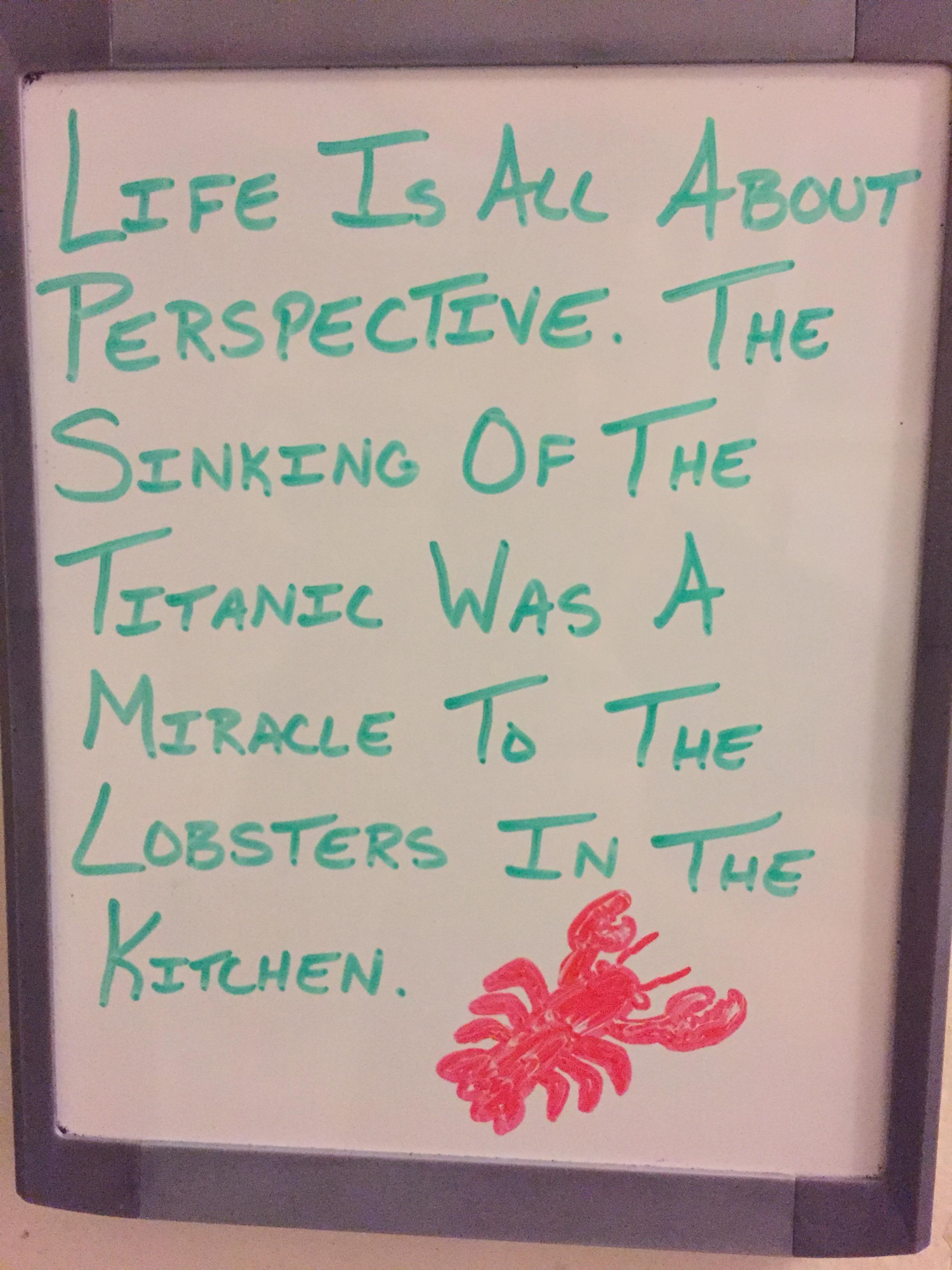 Lobster Perspective – Thought Itself